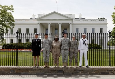 White House Press Corps Shut Out By DADT Protest; Mark Knoller Intercedes