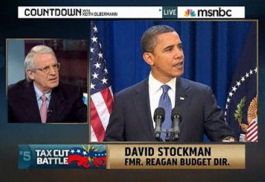 David Stockman on Bush Tax Cuts | Keith Olbermann | Video