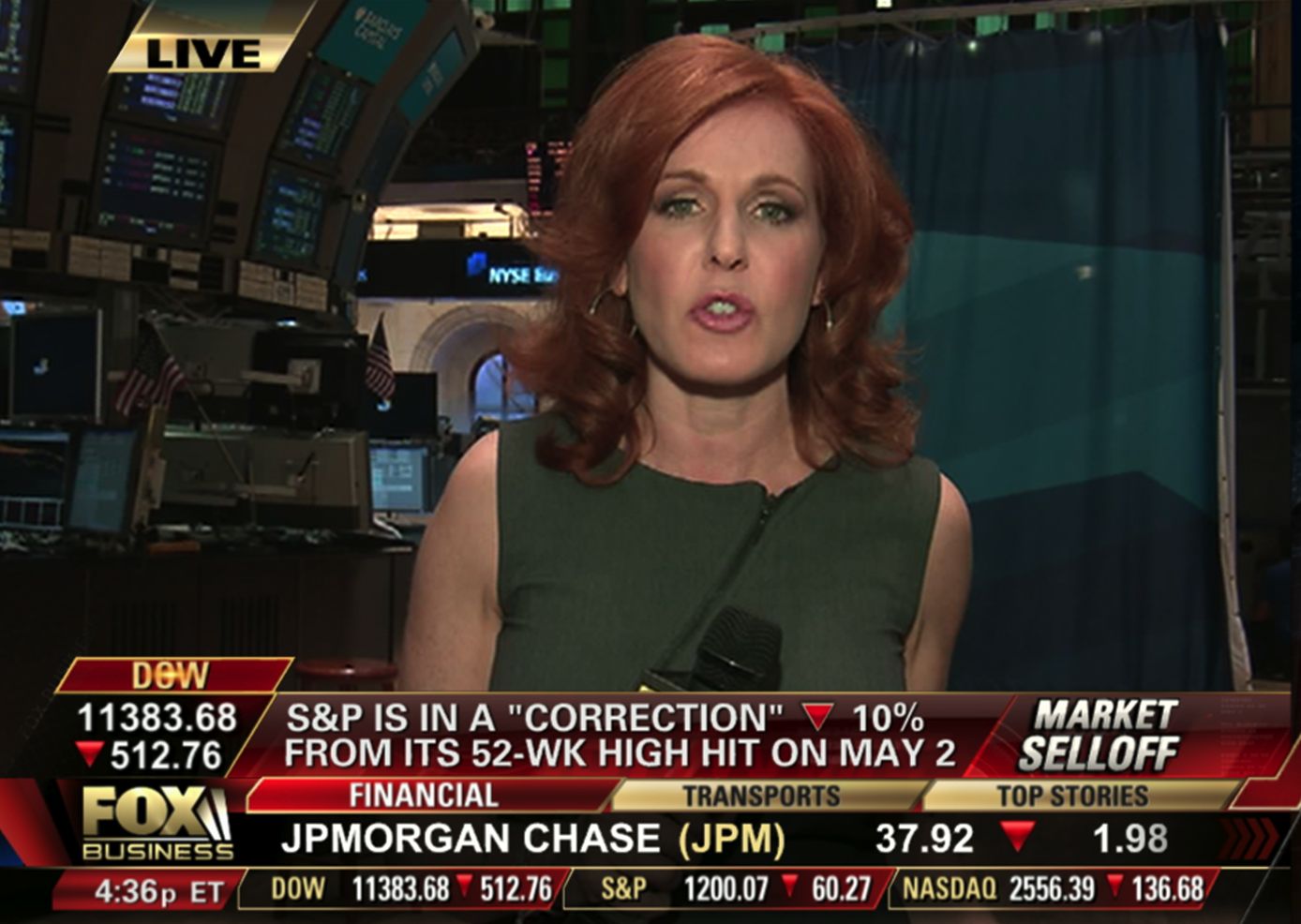 Liz Claman - Fox Business - Dow - NYSE - Triathlon