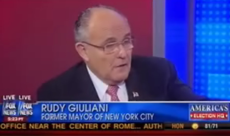 Rudy Giuliani On Fox and Friends | Ron Paul Is A Distraction