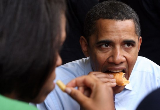 Alice Waters Sympathizers Try To Ban Obama From Eating Hot Dogs On Camera