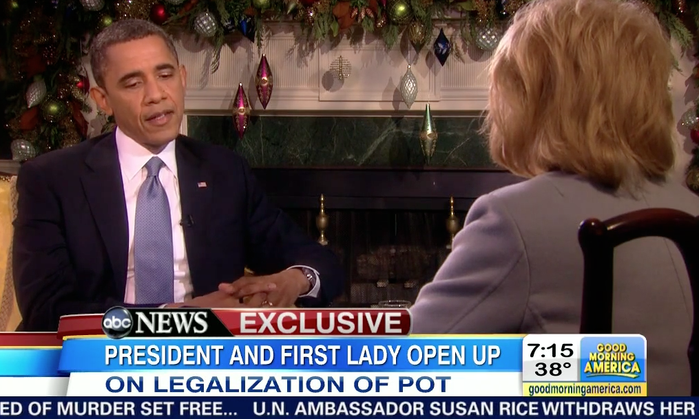 President Obama Responds To Question About Legalizing Marijuana… And ...