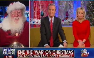 Fox & Friends Asks ‘Santa’ For His Thoughts On The ‘War On Christmas’