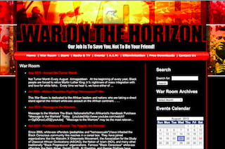 War on the Horizon Race War Website - Ayo Kimathi DHS