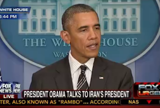 WATCH: Obama Reveals Phone Call with Iranian President Rouhani