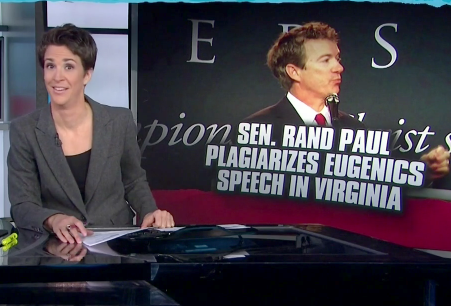 Is This High School? Rachel Maddow Catches Rand Paul Plagiarizing Off ...
