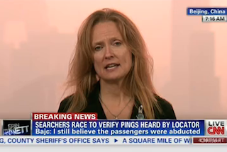 Sarah Bajc Convinced MH370 Was Abducted CNN Philip Wood