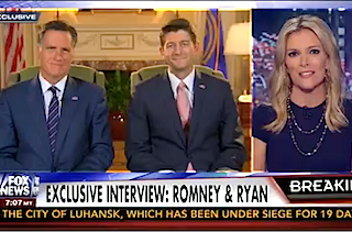 Mitt Romney Paul Ryan Joint Interview Megyn Kelly Fox News