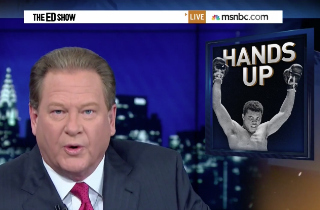 MSNBC’s Ed Schultz Bashes Fox News for Outrage over NFL ‘Hands Up’