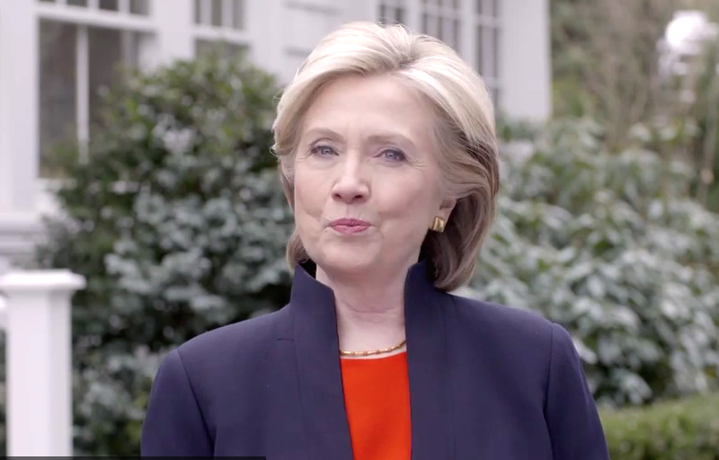 WATCH Hillary Clinton's 2016 Presidential Bid VIDEO