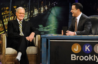 Kimmel Delivers Loving Tribute to Letterman: ‘You’re My Favorite’