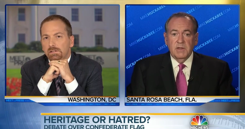 Todd to Huckabee: Do You Display the Confederate Flag?