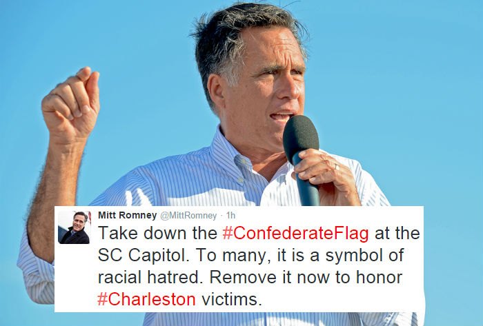 Mitt Romney on Charleston: 'Take Down the Confederate Flag'