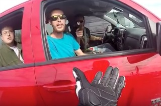 Road Rage in Nevada Gets Heated as Truck Driver Pulls Gun on a Biker