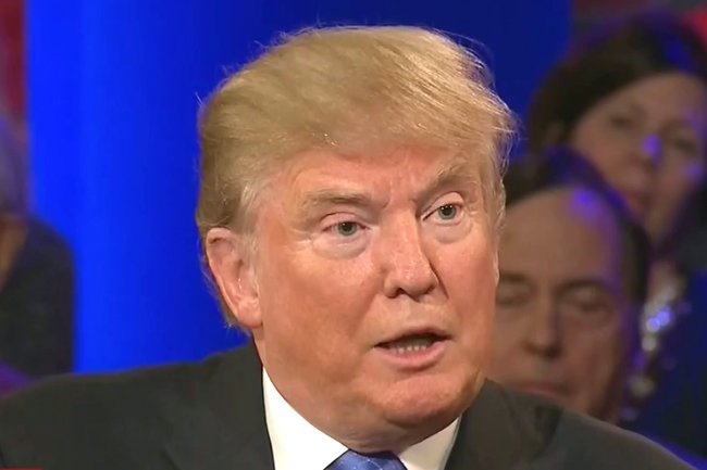 Donald Trump Sets New Record, Flip-Flops After Only 11 Seconds
