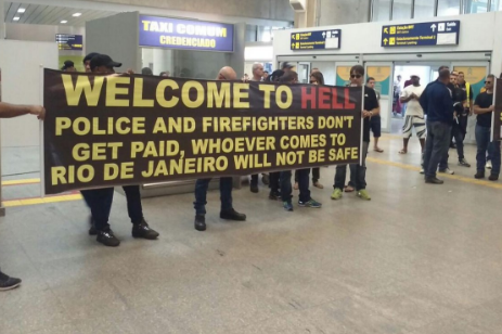 ‘Welcome to Hell’: Police in Rio Protest Decrepit Work Conditions Weeks ...