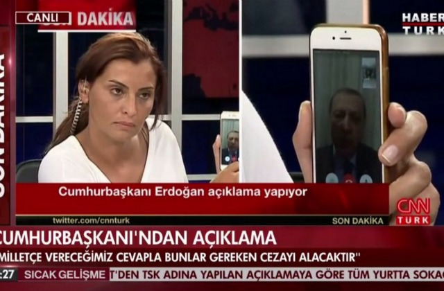 The President of Turkey Makes Statement on Coup via FaceTime