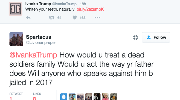 Ivanka Trump Tweets About Tooth Whitening and You Know What Happens Next