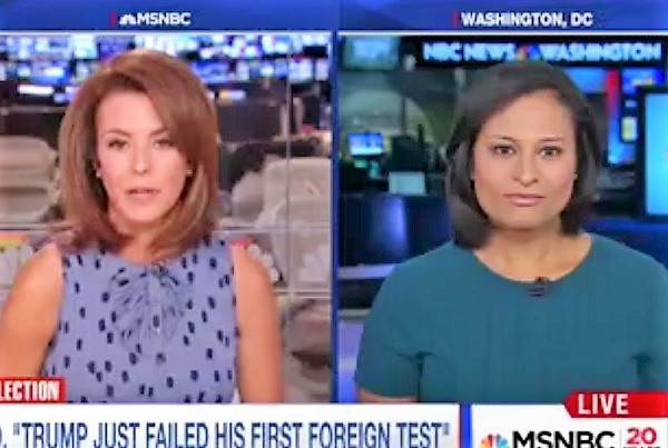 MSNBC Reporters Gush About ‘Presidential’ Trump’s ‘Strong’ Visit to Mexico