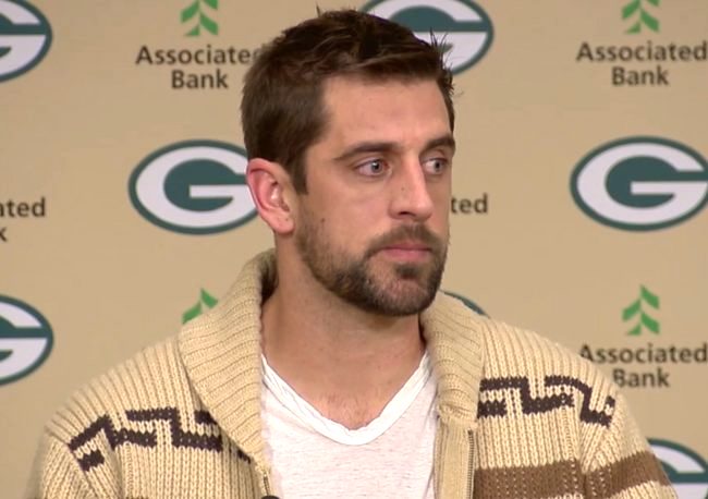 Aaron Rodgers Wore a Big Lebowski Sweater and Twitter Loved It