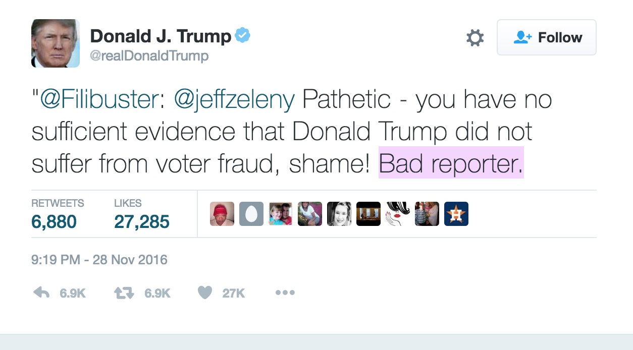 Person Trump Retweeted in Anti-CNN Tirade Claims President-Elect Edited ...