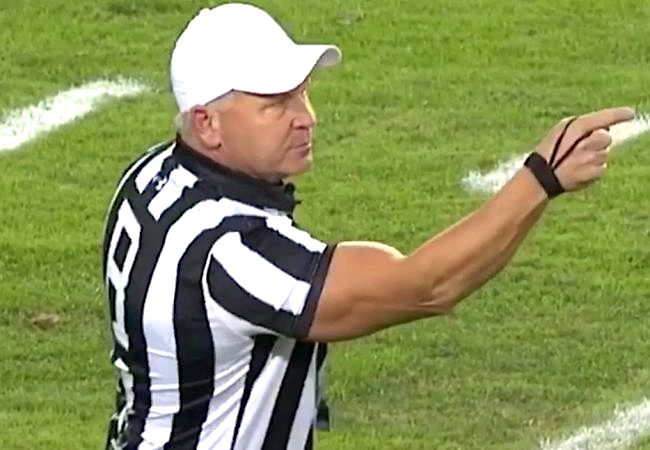 Twitter Couldn’t Get Enough of the Jacked Referee in the National Title ...