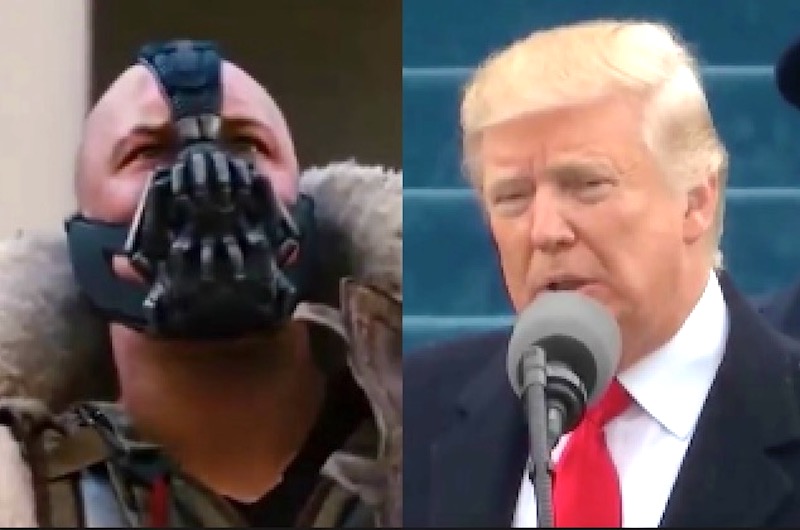 ‘Bane Literally Said This’: Twitter Mocks Trump Inauguration Speech for ...