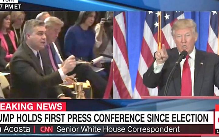 ‘You Are Fake News!’: Trump and CNN’s Jim Acosta Get Into Shouting ...