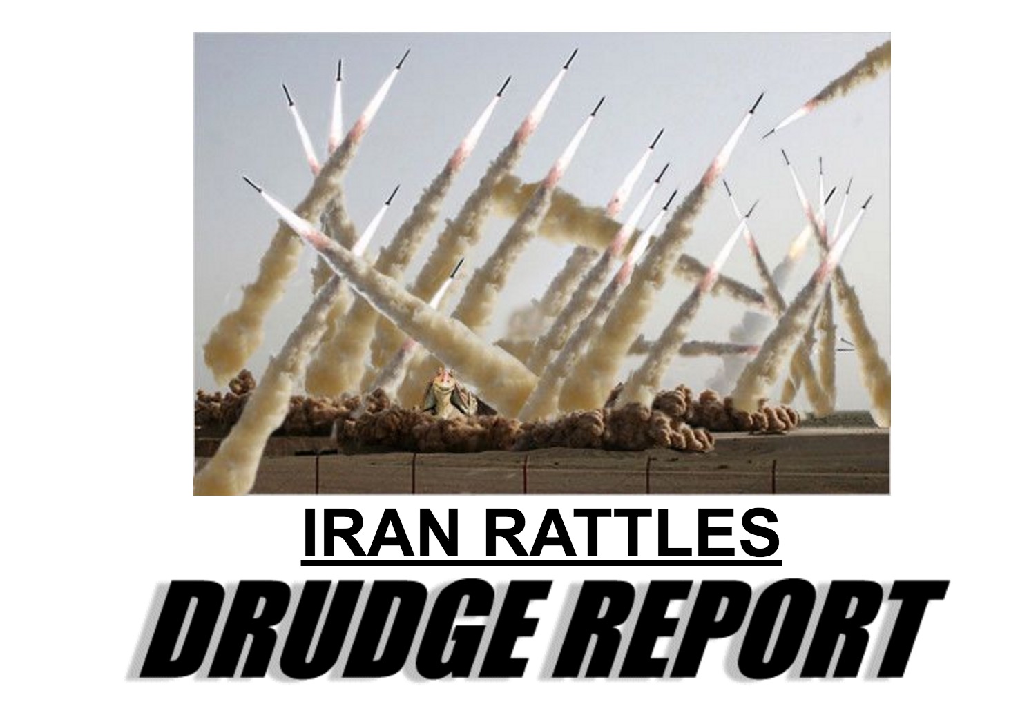 Drudge Report Uses Photo of Jar Jar Binks to Lead Into Story About Iran