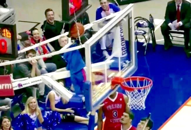 This Comically Futile Attempt to Dislodge a Stuck Basketball Ended With ...