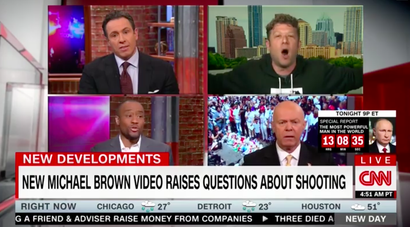CNN Michael Brown Panel Descends Into Chaos: ‘Continue Your White ...
