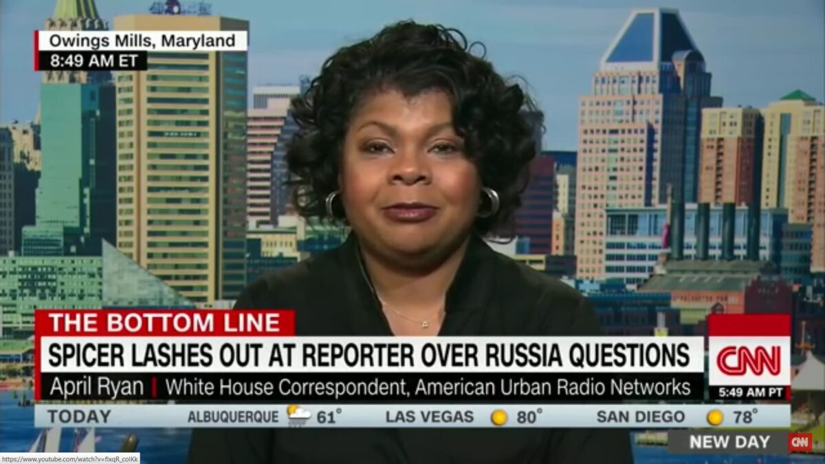 CNN's April Ryan Calls on Reporters to Stop Leaking on Biden