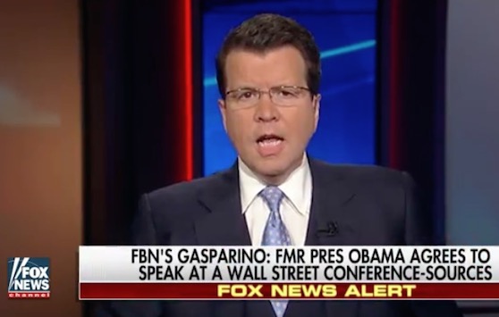 Spare Us Faux Neil Cavuto Outrage over Obama Giving Paid Wall Street ...