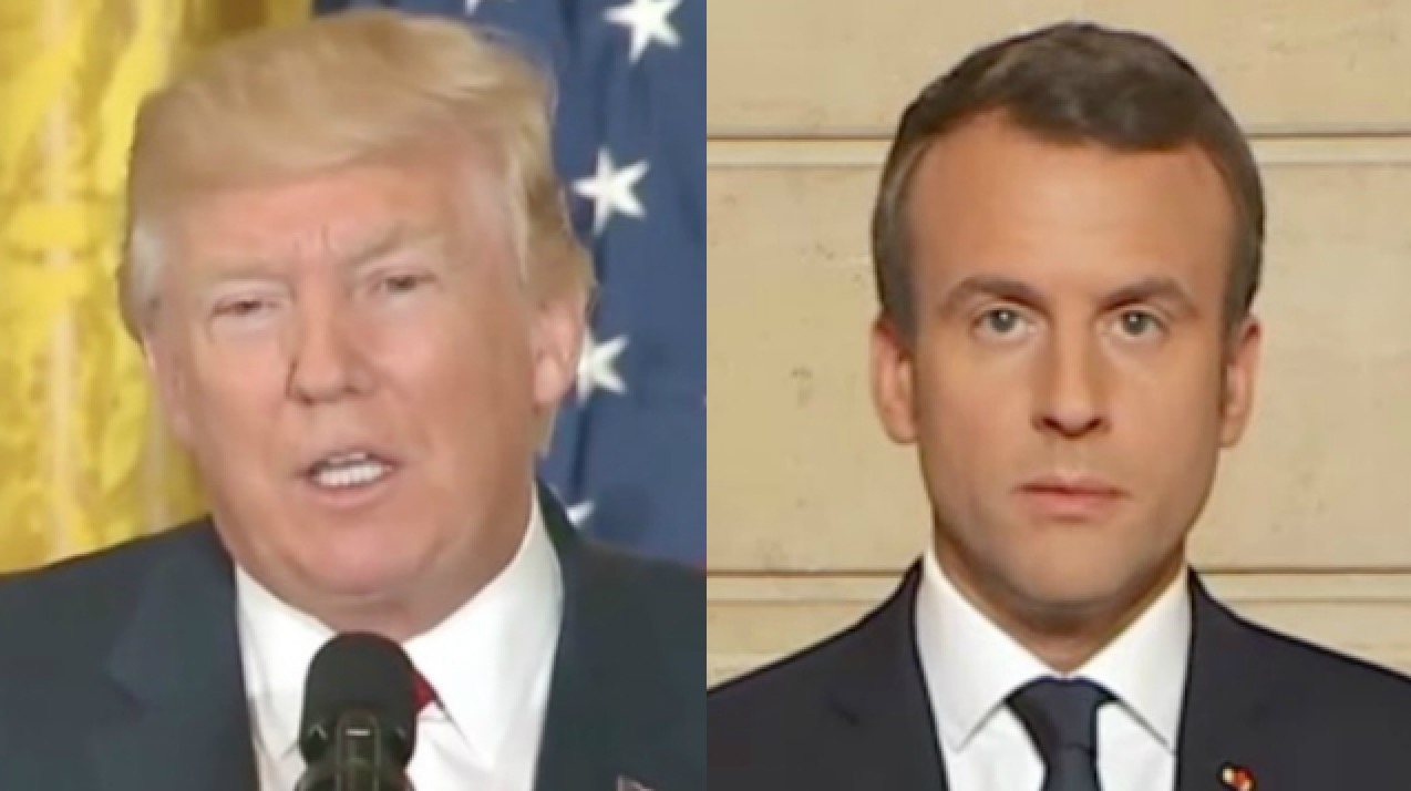 WATCH: Trump, Macron Press Conference LIVE STREAM