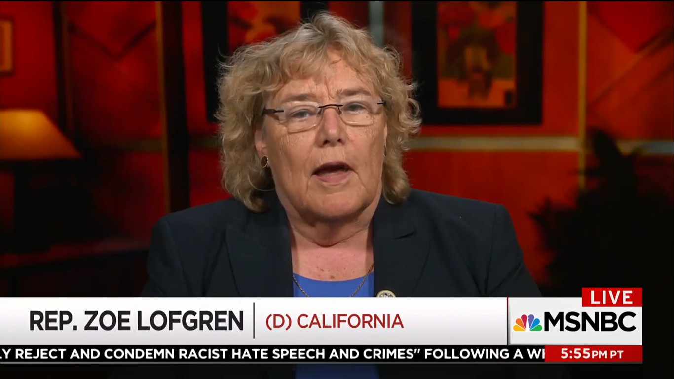 Congresswoman Zoe Lofgren Questions Trump's Mental Health