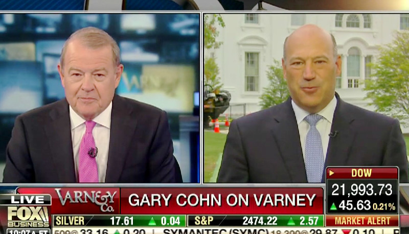 Gary Cohn Basically Tells Stuart Varney He’s Only Sticking Around Trump ...