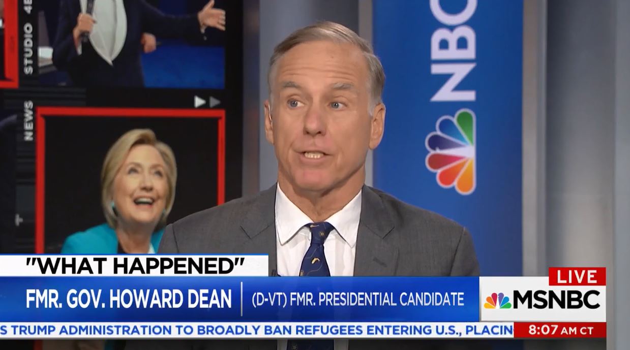 Howard Dean Praises Rick Santorum on MSNBC