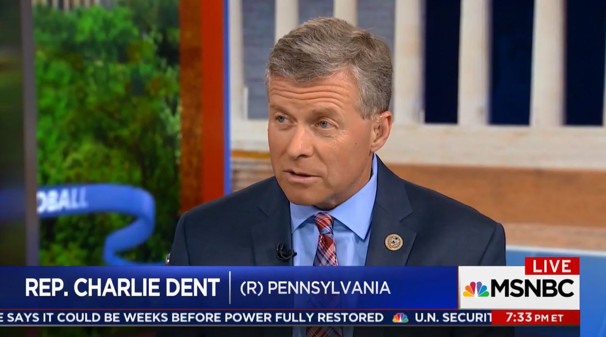 Retiring GOP Rep. Charlie Dent: New Litmus Test For Republicans Is ...