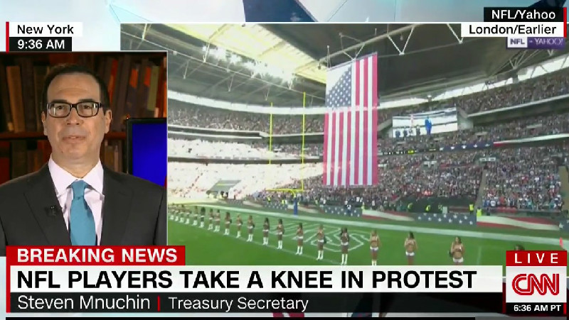 Steve Mnuchin: NFL Players Don’t Have the ‘Right For Free Speech’ on ...