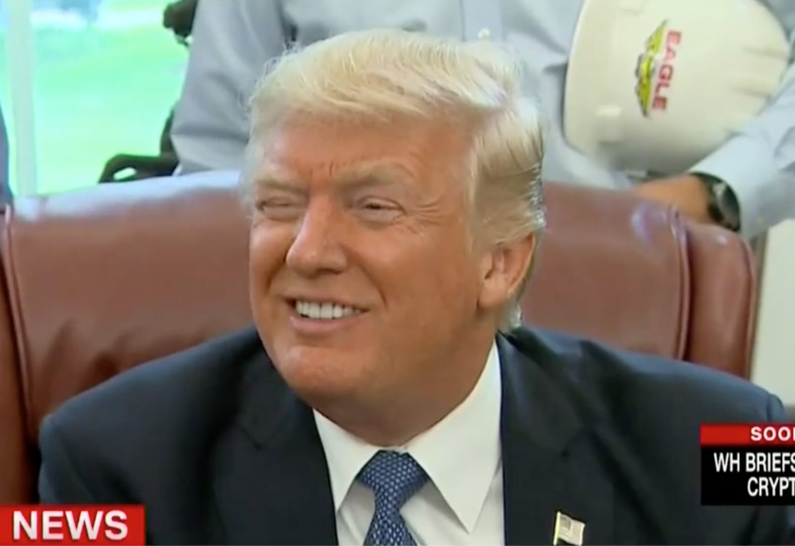CNN Analyzes ‘Trump Wink’ Over ‘Calm Before the Storm’ Mystery