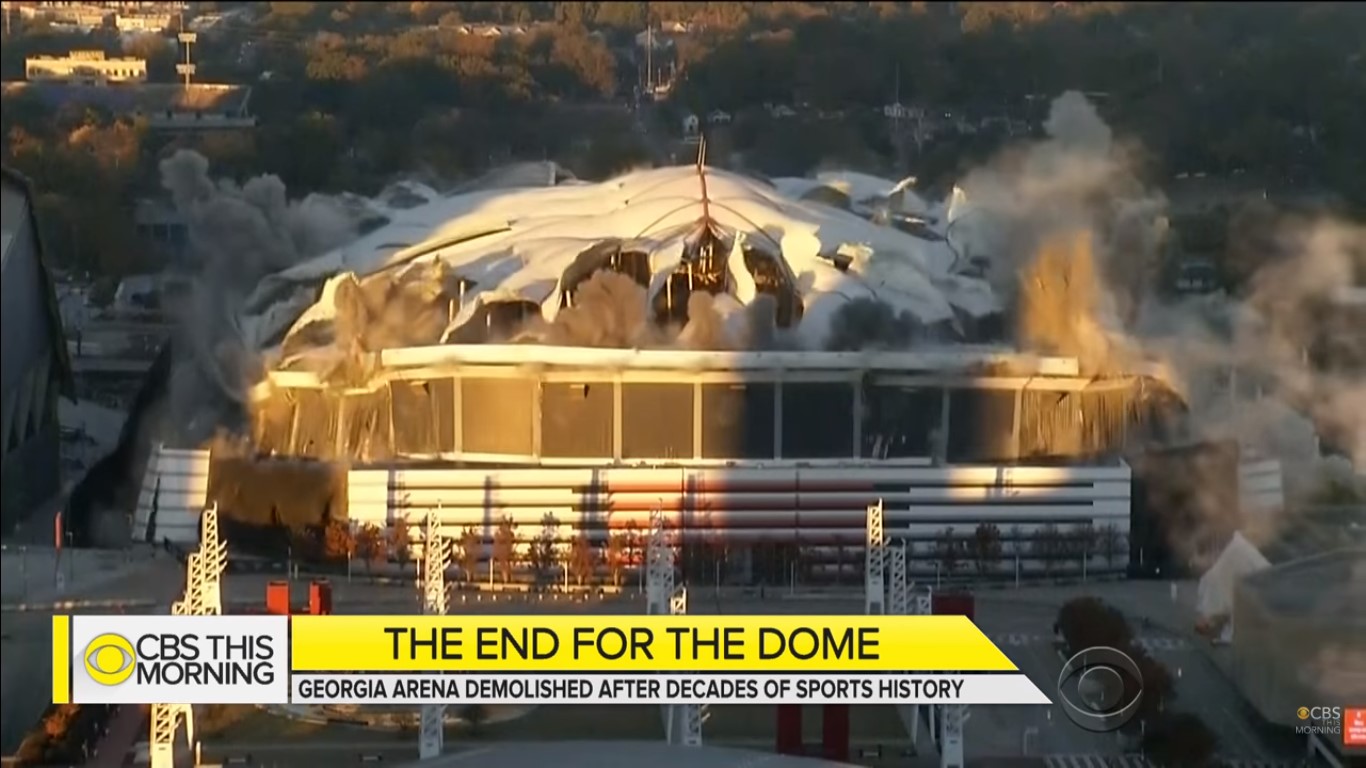 WATCH: Iconic Georgia Dome is Demolished