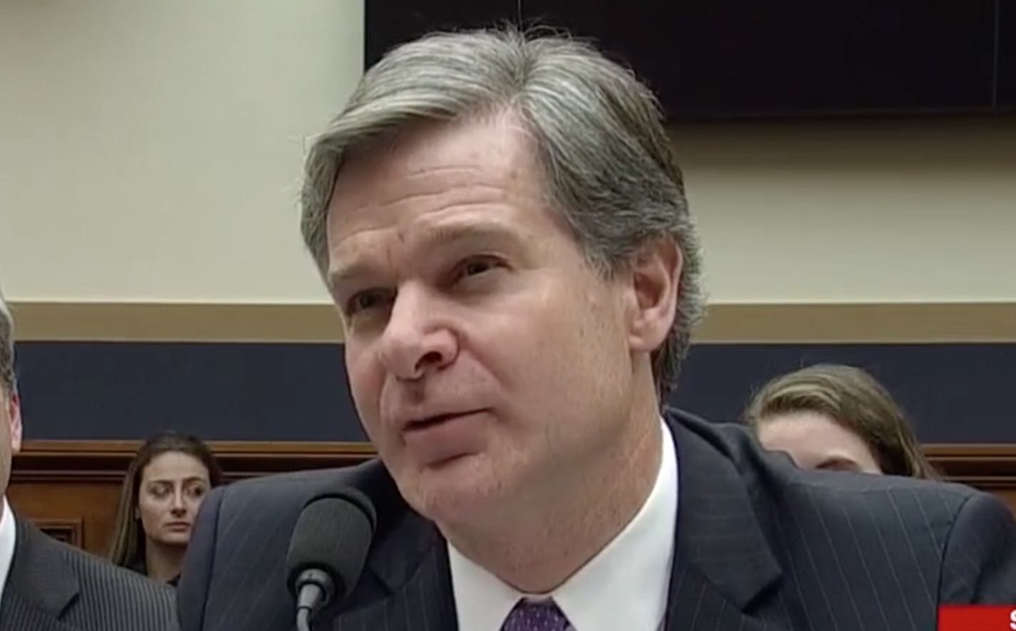 FBI Director Christopher Wray Responds to Trump