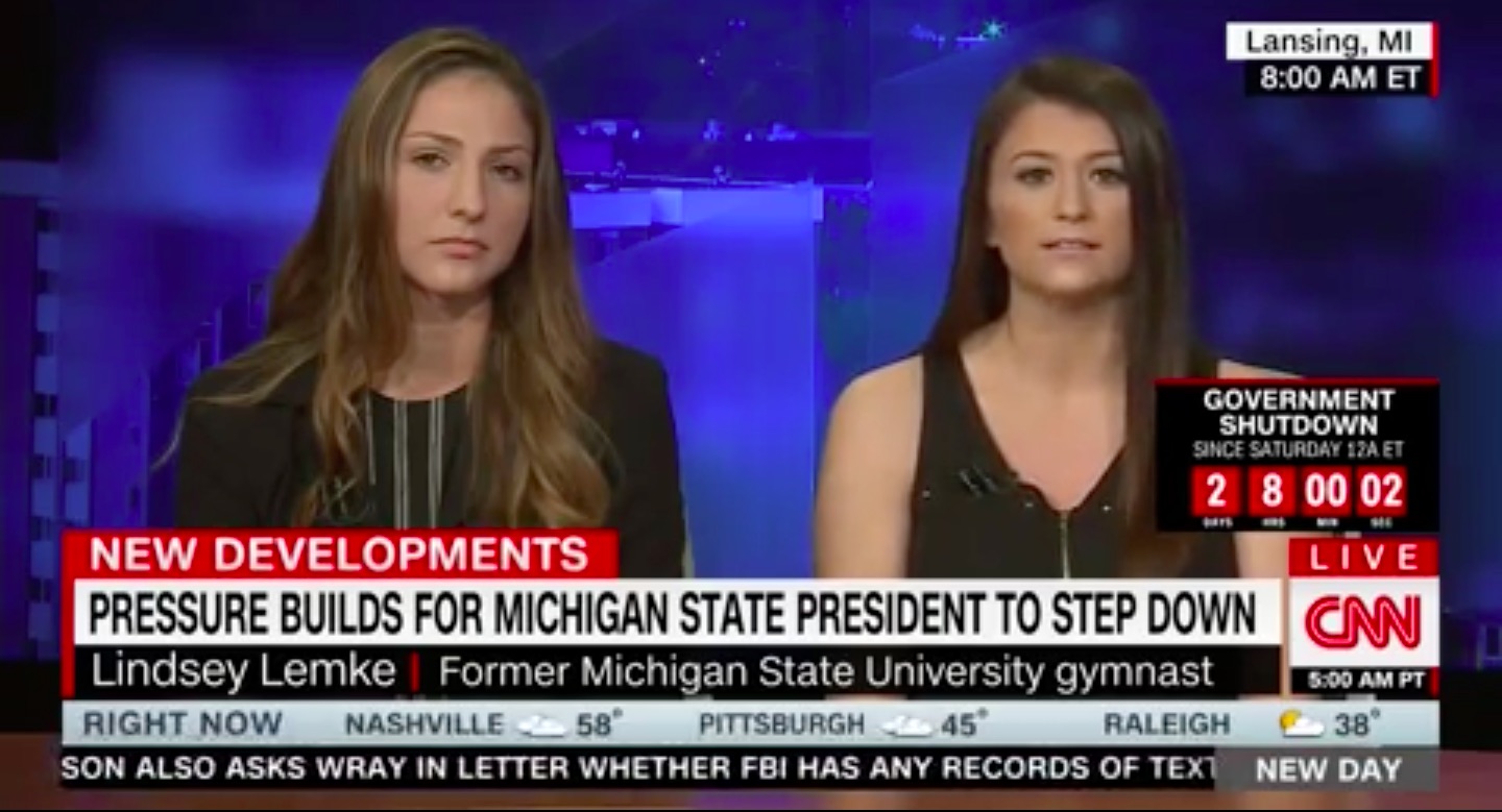 Nassar Victims Slam Michigan State on New Day: ‘They Should Clean House’