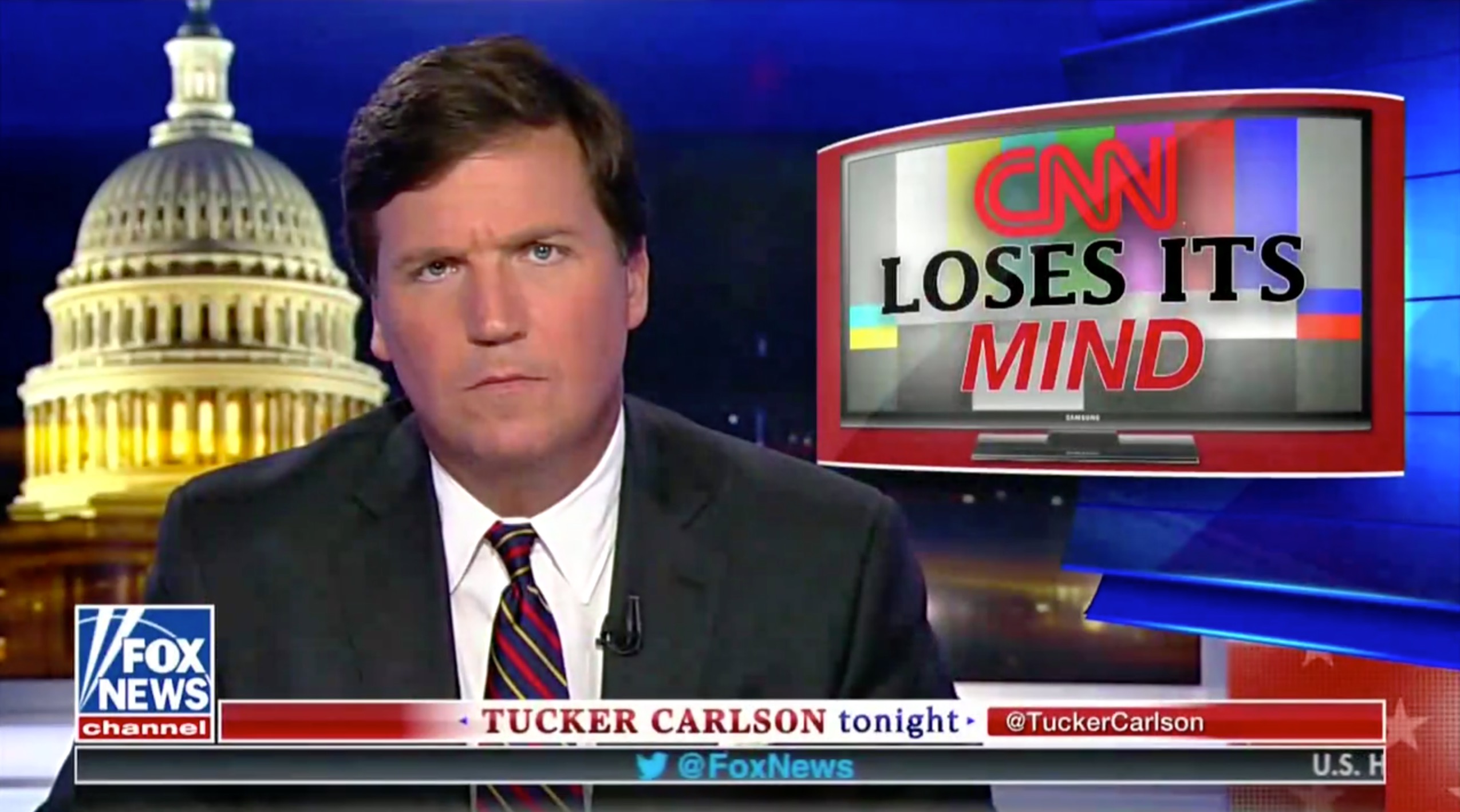 Tucker Carlson Spends His Friday Night Raging About a CNN Story on ...