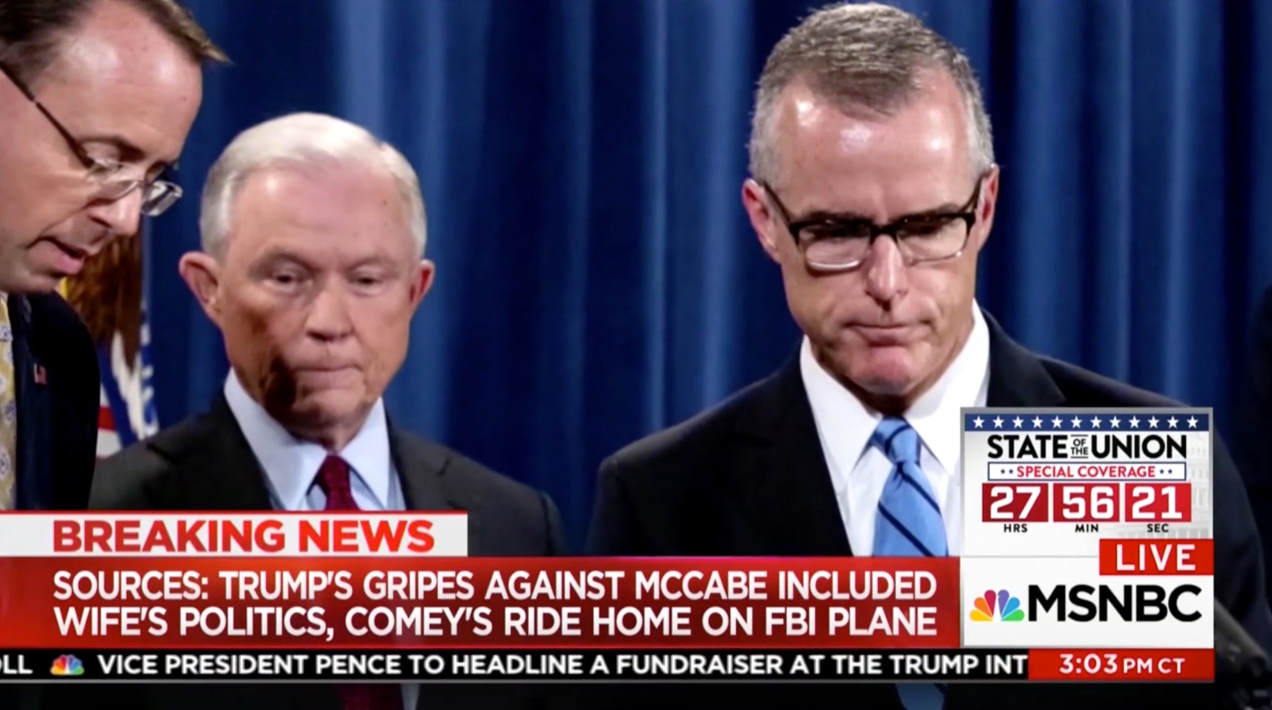 Trump Reportedly Told Andrew McCabe to ‘Ask His Wife How It Feels To Be ...