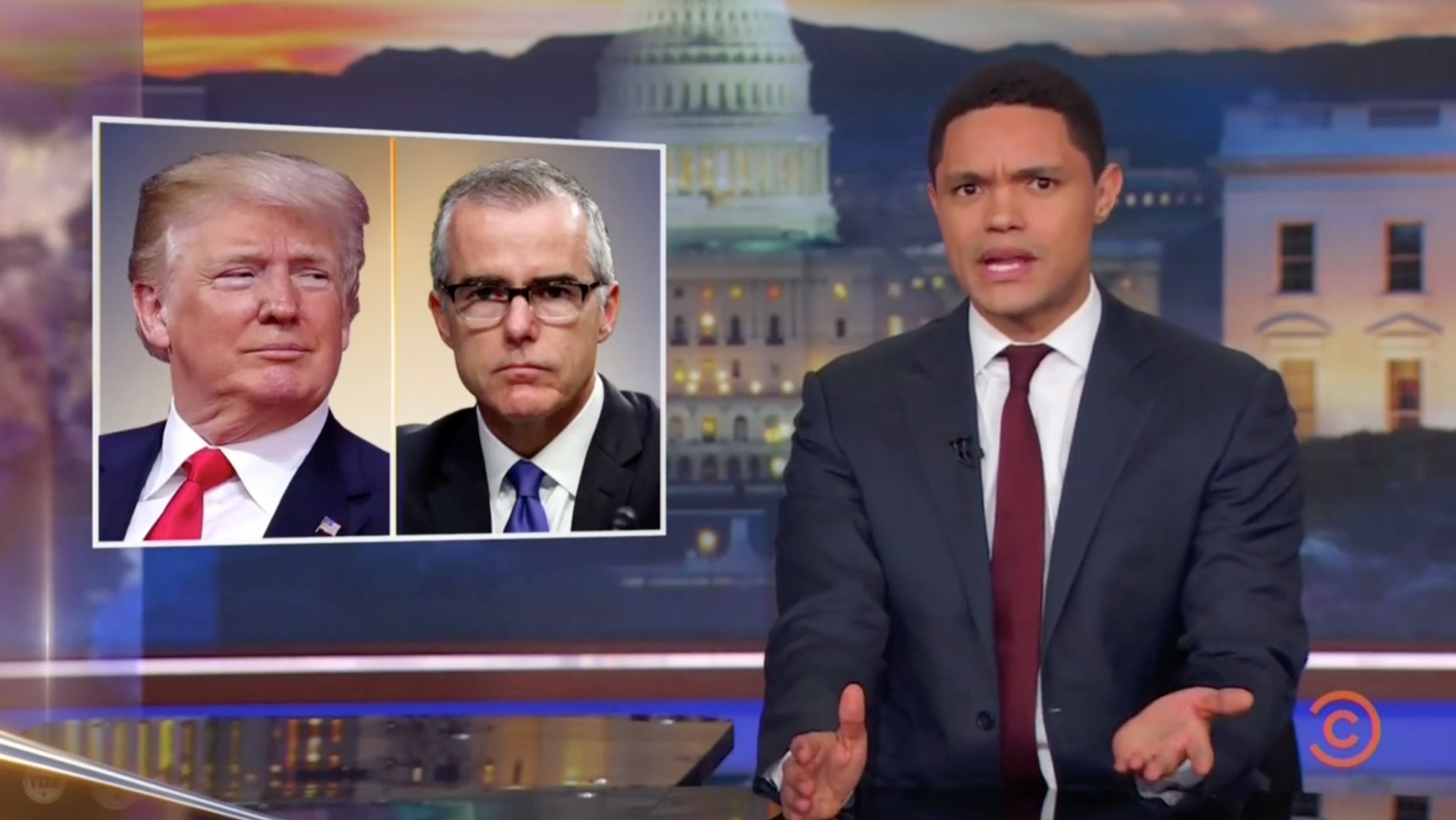 Trevor Noah on McCabe Firing: ‘Donald Trump is a Proper A**hole’