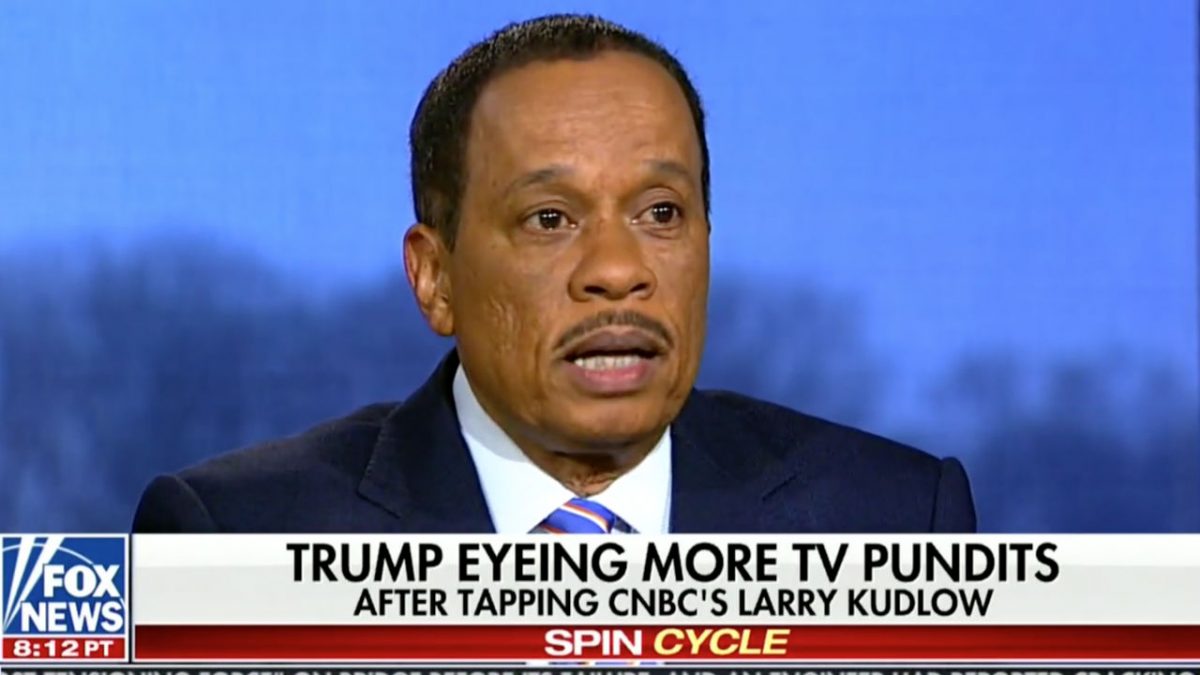 Juan Williams: Trump Bringing in People He Likes on TV Means He Gets ...