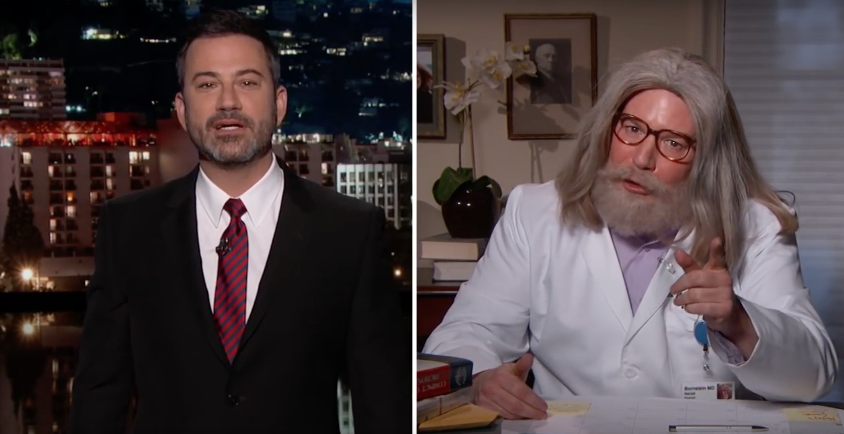 Mike Myers Lampoons Dr. Bornstein on Kimmel, Plays Hot or Cold on What ...