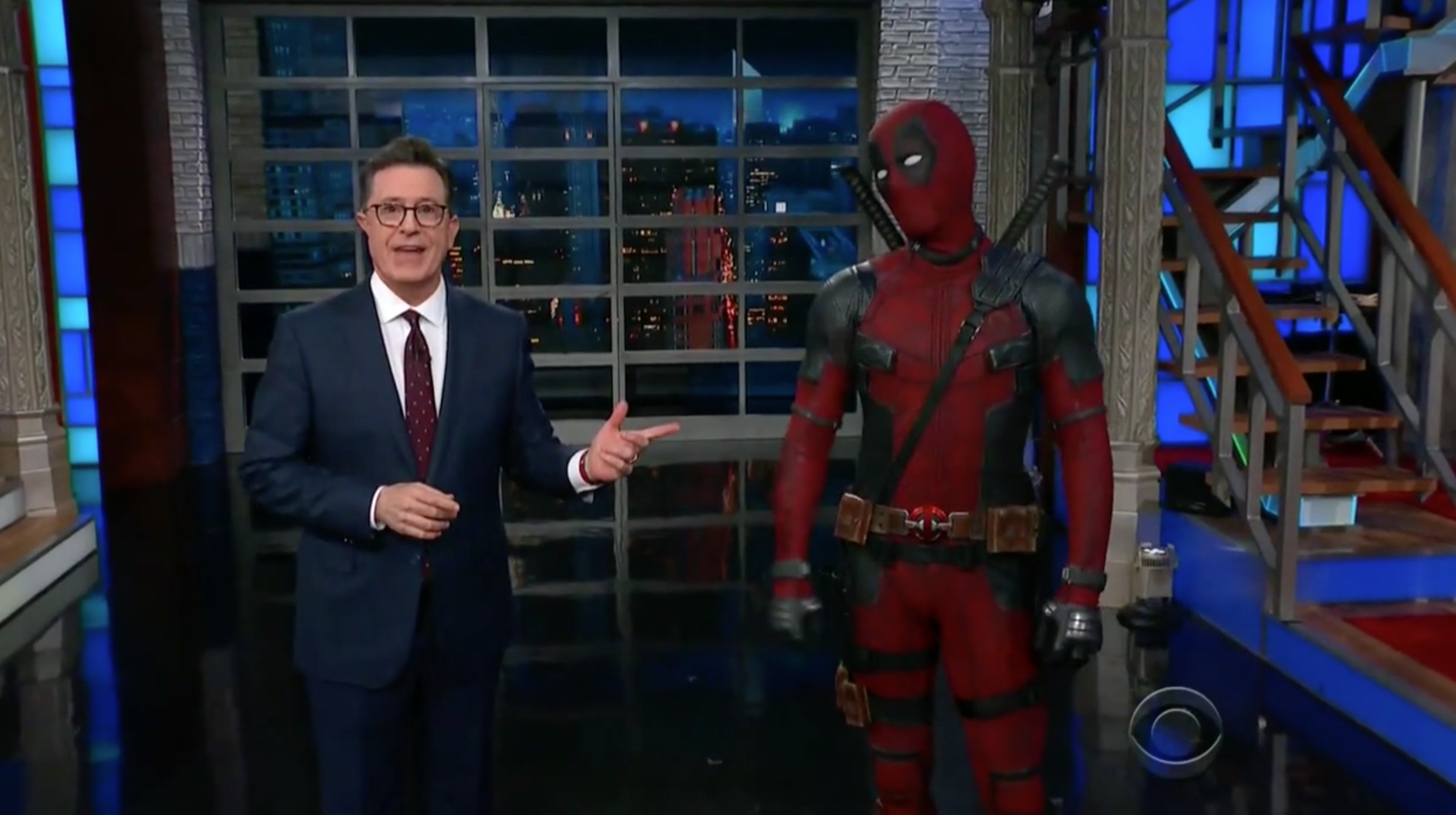 Deadpool Crashes The Late Show: Please, Don’t Stand Up. ‘It’s CBS. I ...