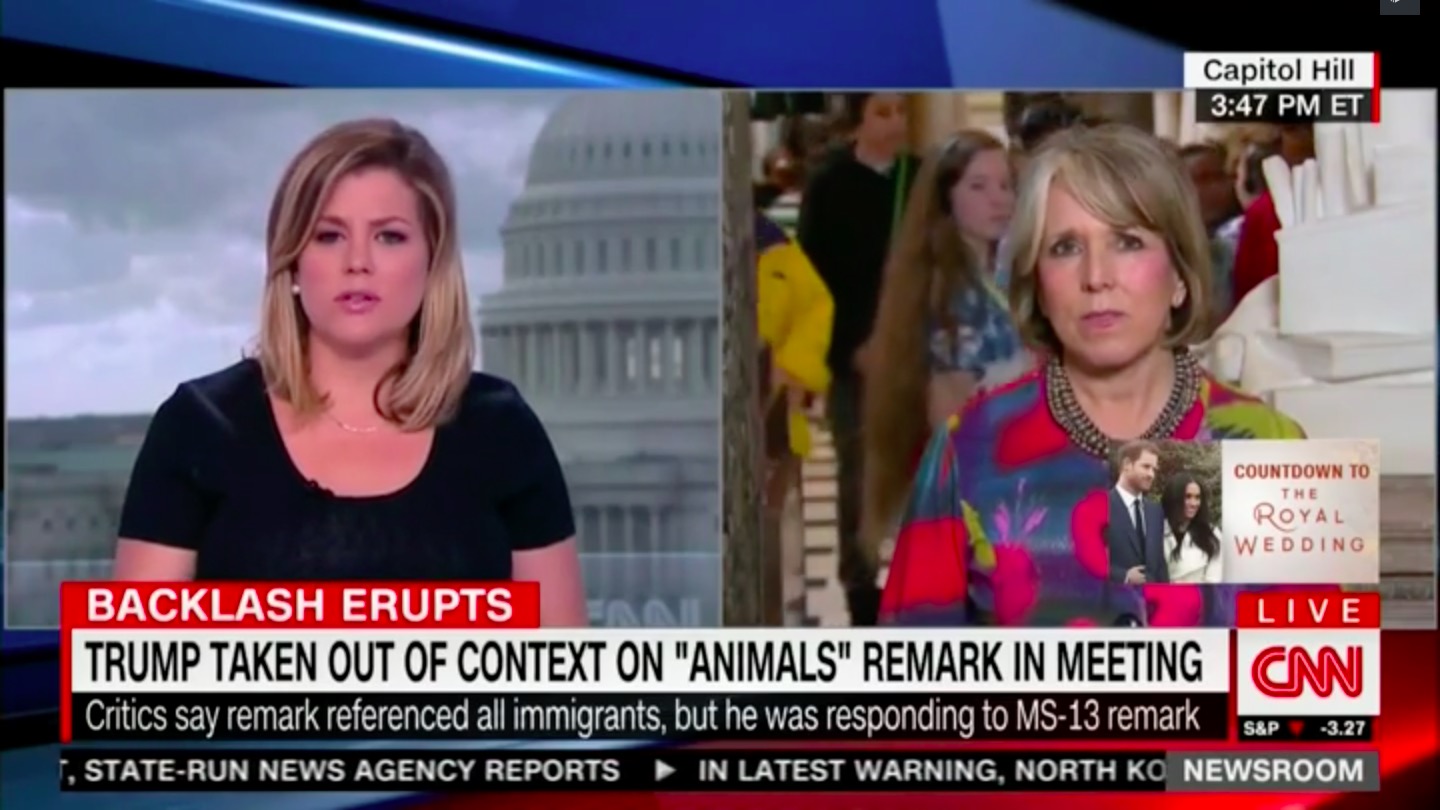 CNN Chyron Admits Trump’s Animal Remarks ‘Taken Out of Context’